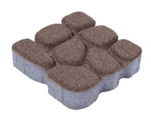 บล็อกปูถนน SCG รุ่นริเวอร์สโตน สีน้ำตาล – จำหน่ายสินค้าเอสซีจี วัสดุ ...